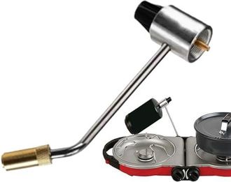 Generico R&eacute;gulateur de po&ecirc;le portable - Valve de rechange r&eacute;glable pour r&eacute;chauds &agrave; gaz et cuisines ext&eacute;rieures, accessoires de camping pour gril Cylindre | R&eacute;g