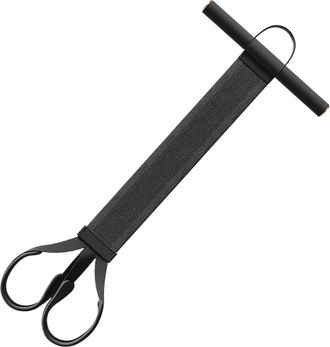 Generic Widerstandsbänder mit Fußgriffen, Bauchmuskeltrainer mit Seil, elastisches Trainingsgerät mit Griffen, für Fitness, Yoga, Bein, Arm