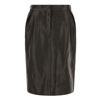 Magda Butrym 28 Midi Rock - - Skirts - Damen - Schwarzk - 2XS