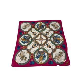 Celine Pre-owned Baroque Equestrian Scarf - - Pre-owned - Damen - Lila - ONE SIZE