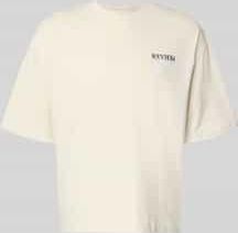 Review T-Shirt mit Label-Detail