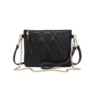 Miss Lulu Umhängetasche Damen Klein, Handytasche zum Umhängen aus PU Leder, Crossbody Bag mit Verstellbarem Gurt, Umhängetaschen Schultertaschen mit 4 Fächern