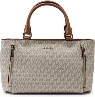 Michael Kors Sac &agrave; main Satchel &agrave; imprim&eacute; monogramme