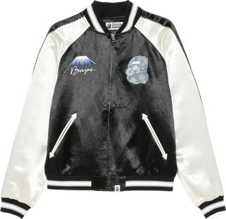 A Bathing Ape A Bathing Ape, Homme, Vestes, Bleu, Taille: L Bomber Vestes
