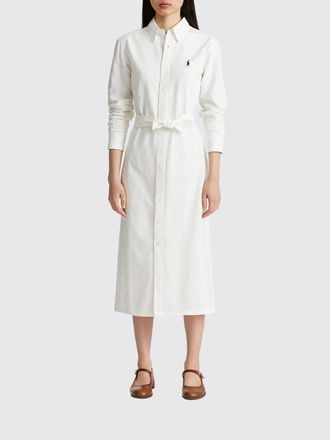 Polo Ralph Lauren Robe POLO RALPH LAUREN Femme couleur Blanc