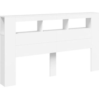 vidaXL LED-Kopfteil Weiß 180x18,5x103,5 cm Holzwerkstoff Vidaxl Weiß