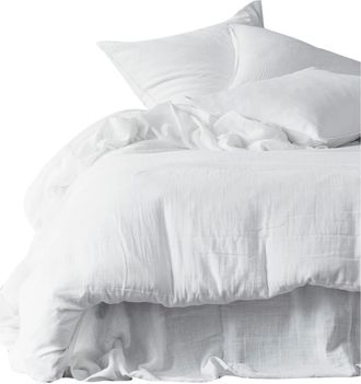 Haomy Taies doreiller en gaze de coton Mykonos - Set de 2 Haomy