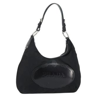 Prada Sac bandouli&egrave;re en nylon Pre-owned - Femme - Pre-owned - Noir - Taille: ONE Size