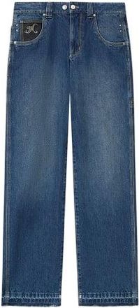 Isabel Marant Jean Jeyda &agrave; surpiqures en denim de coton