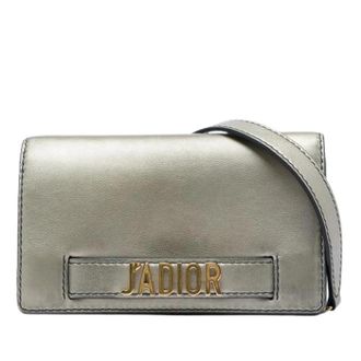 Dior Pre-owned JAdior Clutch mit Kette - - Pre-owned - Damen - Grau - ONE SIZE