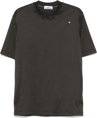 Stone Island t-shirt en coton - Noir