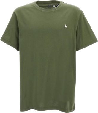 Polo Ralph Lauren Homme, Tops, Vert, Taille: 2XL Maglietta girocollo in cotone