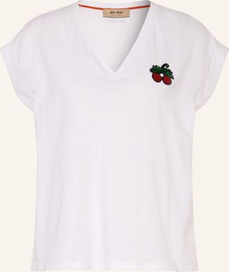 Mos Mosh Mos Mosh T-Shirt Mmsilao Mit Schmuckperlen weiss