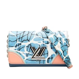 Louis Vuitton Pre-owned Twist Wallet on Chain - - Pre-owned - Damen - Blau - ONE SIZE