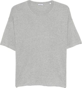 Aspesi Femme, Tops, Gris, Taille: 38 FR T-shirt &agrave; manches courtes et col rond