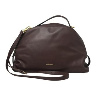 Borbonese Femme, Sacs, Brun, Taille: ONE Size Mini Sac Petit Mod&egrave;le &Eacute;l&eacute;gant