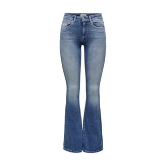 Only Onlnew Flares Life High Waisted Schlagjeans - - Jeans - Damen - Blau - XS L32