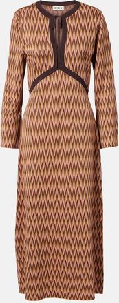 Rixo Midikleid Pamela aus Jacquard