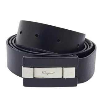 Ferragamo Pre-owned Wendeleder G&uuml;rtel - - Pre-owned - Herren - Schwarzk - ONE SIZE
