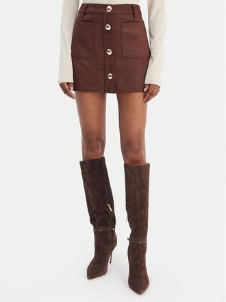 Bardot Bardot Rock aus Kunstleder Lorenzo 59673SB1 Braun Regular Fit