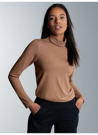 Trigema Rollkragenshirt TRIGEMA Rollkragen-Shirt aus elastischer Viskose (1-tlg)