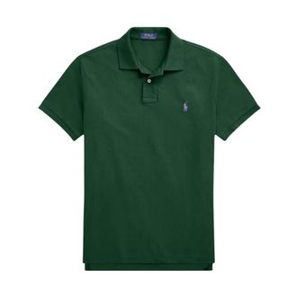 Polo Ralph Lauren Slim Fit Mesh Polo - - Tops - Herren - Gr&uuml;n - S