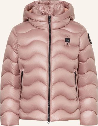 Blauer Steppjacke Larose rosa
