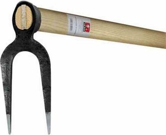 Ideal Lothringer Karst 2 Zinken spitz 135cm Eschenstiel Gruber Hacken Garten Terrasse