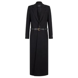 Dsquared2 Belted Coats - - Coats - Damen - Schwarzk - S