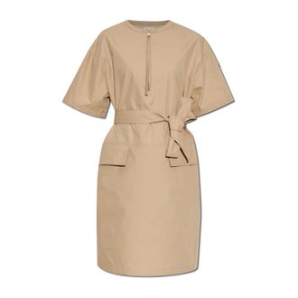 Moncler Femme, Robes, Beige, Taille: 36 FR Robe avec poches