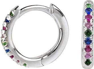 Vidal & Vidal Ohrringe aus Glas und Glas, Kollektion Trendy, aus Silber, mehrfarbig