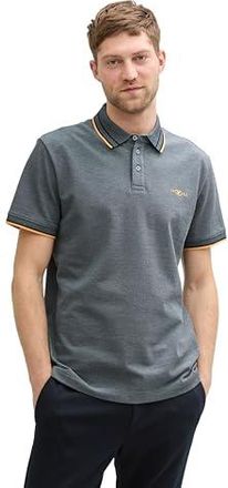 Tom Tailor Tom Tailor 1045629 Polo pour Homme, 35198 - Navy Grey Mint Twotone, M