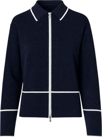 Gran Sasso Femme, Pulls, Bleu, Taille: 46 FR Cardigans