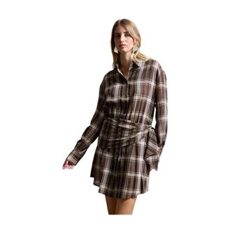 Kaos Kaos - Robe chemise - Femme - Robes - Brun - Taille: 36 FR
