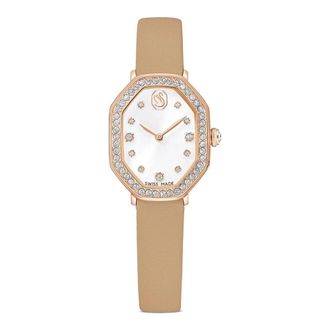 Swarovski Femme, Accessoires, Jaune, Taille: ONE Size Montre Octogone Dextera