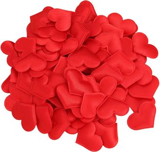 Pretyzoom KOMBIUDA 300 St&uuml;ck Rote Herz-konfetti Streudeko Herzf&ouml;rmig Tischdekoration f&uuml;r Hochzeit Valentinstag Jahrestag Party Romantische Feier Dekoration