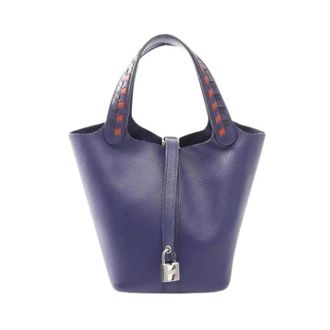 Herm&egrave;s Pre-owned Picotin Handbag - - Pre-owned - Damen - Blau - ONE SIZE