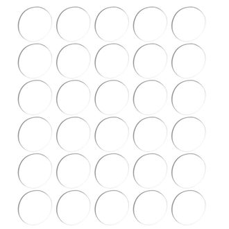 Cabilock Transparente rutschfeste M&ouml;belgleiter aus Langlebigem Silikonkautschuk 30 St&uuml;ck Sto&szlig;d&auml;mpfende Schutzmatten f&uuml;r Stuhlbeine und Bodenschoner Flexibler M