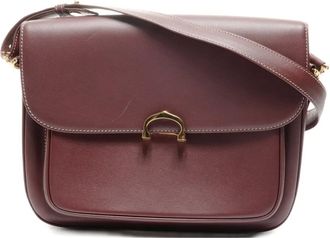 Cartier 2000s Must Line shoulde rbag - Rot