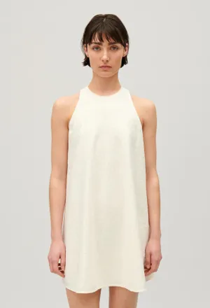 Claudie Pierlot Robe courte paillet&eacute;e &eacute;crue