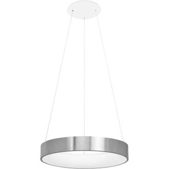 Ledvance Sun@home circular Pendelleuchte, silber, 18,5W, 500lm, regulierbares Wei&szlig;licht (2200K-5000K), stufenlos steuerbar, dimmbar, passt das Licht
