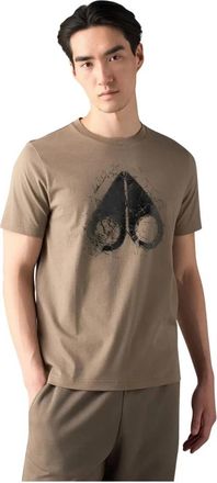 Moose Knuckles Homme, Tops, Brun, Taille: L Icebreak Logo Tee