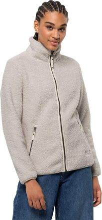 Jack Wolfskin Damen High Cloud Jacket W Fleece Jacke, Winter Pearl, M EU