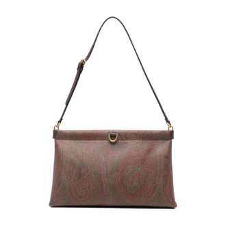 Etro Femme, Sacs, Brun, Taille: ONE Size Sac bandouli&egrave;re &agrave; imprim&eacute; cachemire