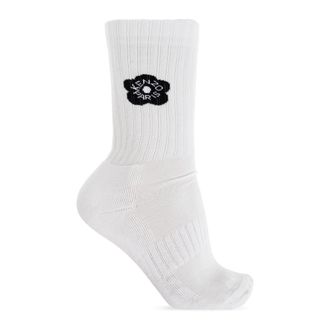 Kenzo Homme, Sous-vêtements, Blanc, Taille: S Chaussettes avec logo
