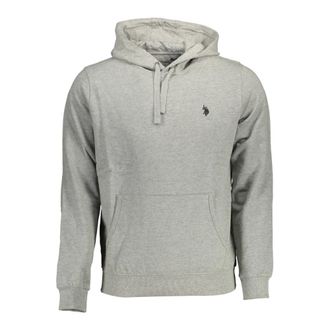 U.S.Polo Association Grauer Sweatshirt mit Stickerei - - Sweatshirts & Hoodies - Herren - Grau - XL