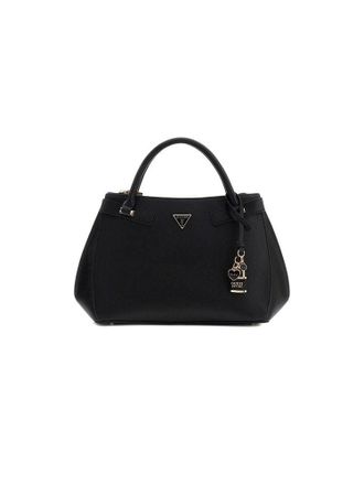 Guess Womens Satchel Bag Black Polyurethane - Satchel-Bags