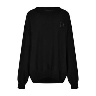 Dsquared2 Statement Logo Strickpullover - - Knitwear - Damen - Schwarzk - S