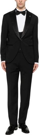 Manuel Ritz Homme, Costumes, Noir, Taille: M Costume crois&eacute;