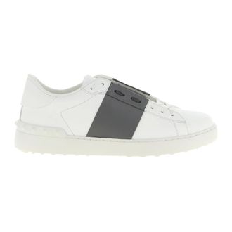 Valentino Garavani Homme, Chaussures, Gris, Taille: 43 1/2 EU Baskets Ouvertes